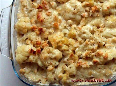 Blomkålsgratin med ost