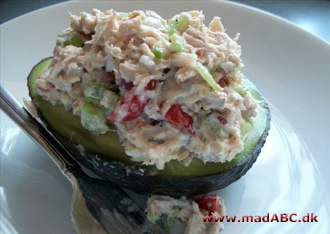 Tunfisk med avocado + Jæger-mørbrad