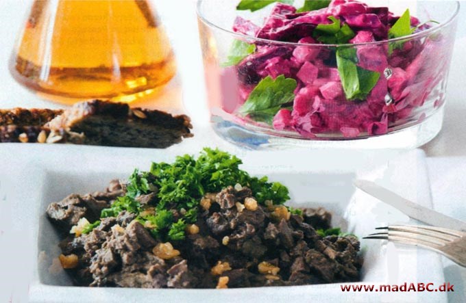 Finker og rødbedesalat